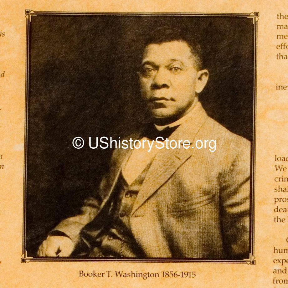 Booker T. Washington "Atlanta Exposition Address" 1895 – store ...